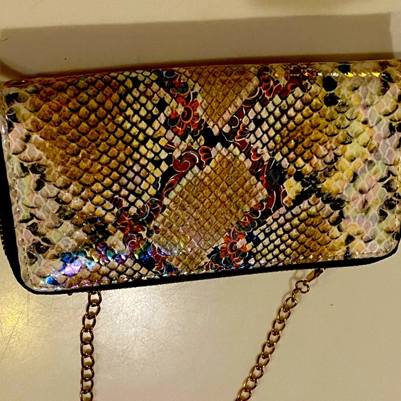 no brand | Bags | Vintage Retro Clutch Multicolored Snake Print | Poshmark
